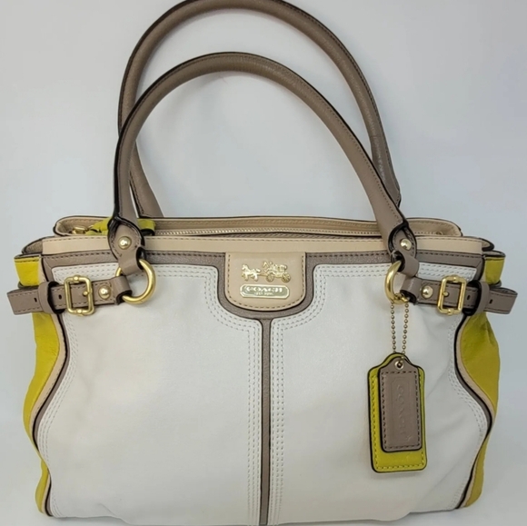 Coach | Bags | Coach Colorblock Madison Like New | Poshmark